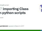 Importing Class From Python Scripts Issue 447 Pythonnet Pythonnet