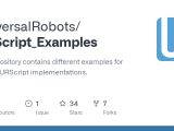 Github Universalrobots Urscript Examples This Repository Contains