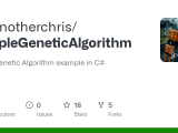 Github Yetanotherchris Simplegeneticalgorithm Basic Genetic