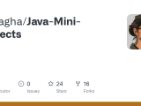 Github Chiragha Java Mini Projects