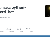 Python Discord Bot Main Py At Main Switchsec Python Discord Bot Github