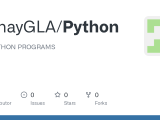 Github Abhaygla Python All Python Programs