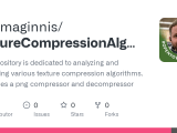 Github Tylermaginnis Texturecompressionalgorithmanalytics This