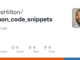 Github Davishilton Python Code Snippets Python Code