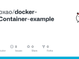 Github Atmoxao Docker Devcontainer Example