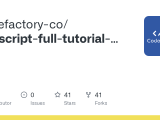 Github Codefactory Co Javascript Full Tutorial 2023