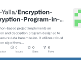 Github Anu Yalla Encryption Decryption Program In Python This Python