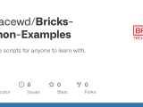 Github Wallacewd Bricks Python Examples Example Scripts For Anyone
