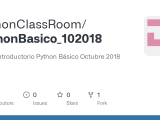 Github Pythonclassroom Pythonbasico 102018 Curso Introductorio