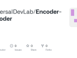 Github Universaldevlab Encoder Decoder