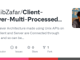 Github Laraibzafar Client Server Multi Processed Multi Threaded Linux