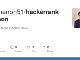 Github Tatchanon51 Hackerrank Python Practice From Hacker Rank Github