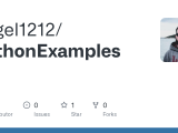Github Vogel1212 Pythonexamples