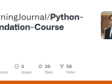 Github Learningjournal Python Foundation Course