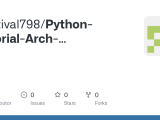 Github Parzival798 Python Tutorial Arch Technologies