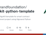 Github Algorandfoundation Algokit Python Template Official Algokit