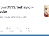 Github Anthony0913 Behavior Decoder Svm Based Mouse Behavior Decoder