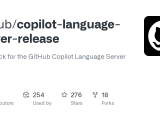 Github Github Copilot Language Server Release Feedback For The