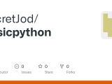 Github Secretjod Basicpython