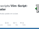 Github Vim Scripts Vim Script Updater Automatically Update Vim Scripts