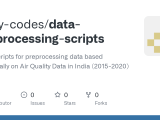 Github Andy Codes Data Preprocessing Scripts Basic Scripts For