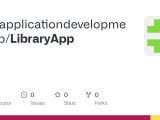 Github Webapplicationdevelopmentlab Libraryapp
