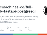 Github Basicmachines Co Full Stack Fastapi Postgresql Full Stack