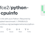 Github Sysfce2 Python Py Cpuinfo Get Cpu Info With Pure Python