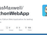Github Russmaxwell Pythonwebapp Very Basic Python Web Application