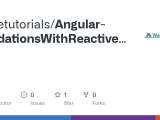 Github Wavetutorials Angular Validationswithreactiveformangular