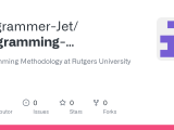 Github Programmer Jet Programming Methodology Programming