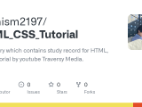 Github Titanism2197 Html Css Tutorial Repository Which Contains