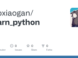 Github Luoxiaogan Learn Python