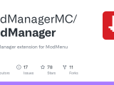 Github Modmanagermc Modmanager A Modmanager Extension For Modmenu