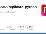 Github Replicate Replicate Python Python Client For Replicate
