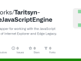 Github Spsforks Taritsyn Msiejavascriptengine Net Wrapper For