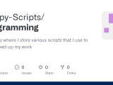 Github Crispy Scripts Programming Directory Where I Store Various