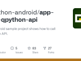 Github Qpython Android App Call Qpython Api An Android Sample