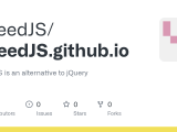 Github Speedjs Speedjs Github Io Speedjs Is An Alternative To Jquery