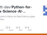 Github Elliott Dev Python For Data Science Ai Development