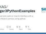 Github Sickag Ranger3pythonexamples Share Example Code On How To
