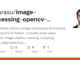 Github Eskarasu Image Processing Opencv Python Demonstrates Various