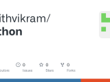 Github Logithvikram Python