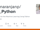 Github Manaranjanp Ml Python The Files For The Machine Learning