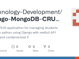 Github Technology Development Django Mongodb Crud Restapi Basic Crud
