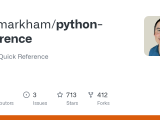 Github Justmarkham Python Reference Python Quick Reference