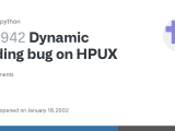 Dynamic Loading Bug On Hpux Issue 35942 Python Cpython Github