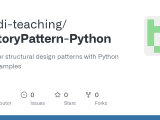 Github Snadi Teaching Factorypattern Python Demo For Structural