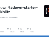 Github Rolldown Tsdown Starter Stackblitz Tsdown Starter For Stackblitz
