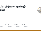 Github Zicodeng Java Spring Tutorial